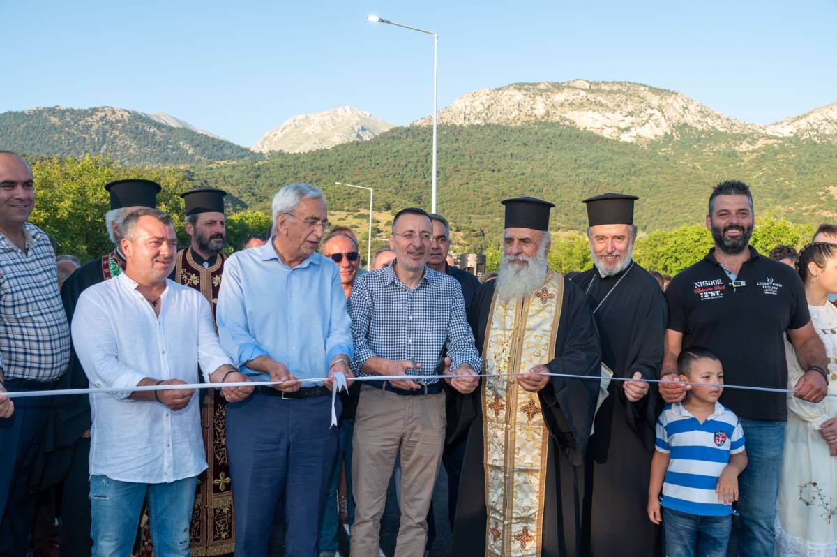 Γέφυρα Φενεού: Εγκαινιάστηκε το κομβικό έργο της ορεινής Κορινθίας ...